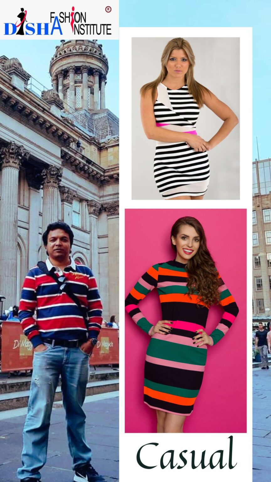 Elements of Design | Lines in Fashion | Creating Optical Illusions With ...